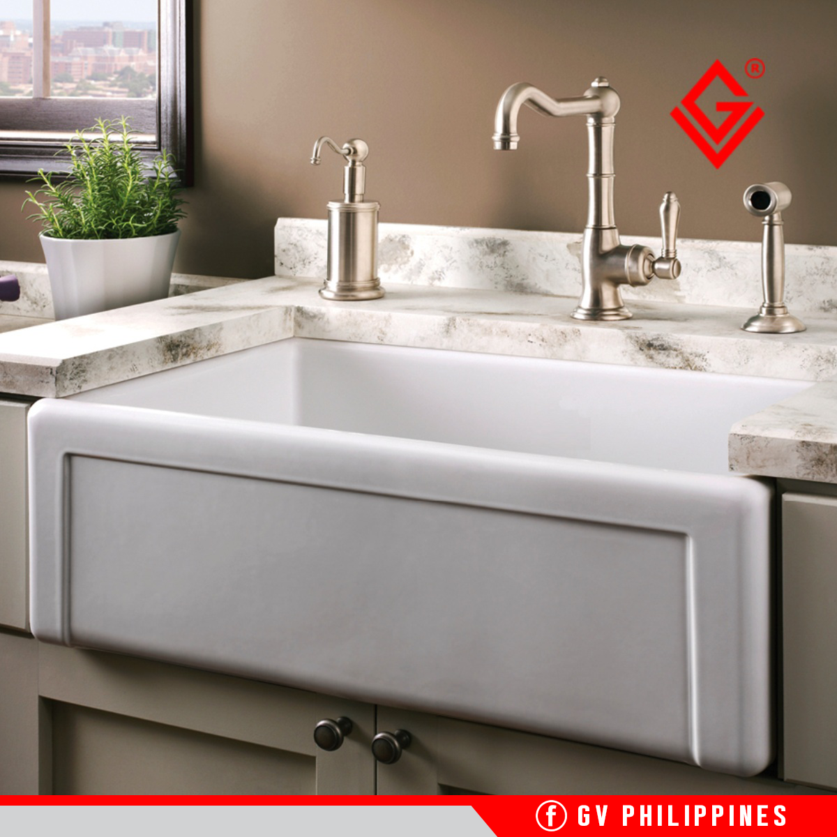 BS-S7650 LINEAR (UNDER) FARMHOUSE HANDMADE UNDERMOUNT SINGLE BOWL ...